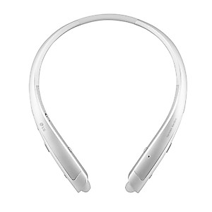 LG TONE Platinum HBS-1100 Bluetooth Wireless Stereo Headphones with Harman Kardon Sound- Silver (Renewed)