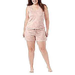 Lucky Brand Ladies' 4-Piece Pajama Set XS Size (Mini Denim Floral)