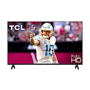 TCL 40-Inch Class S3 1080p LED Smart TV with Roku TV (40S350R, 2023 Model), Compatible with Alexa, Google Assistant, and Apple HomeKit Compatibility, Streaming FHD Television,Black