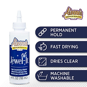 Aleene's Jewel-It Embellishing Glue, 4 Ounces, Clear, 4 Fl Oz
