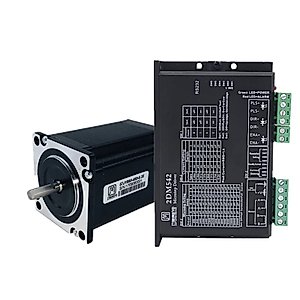 Davitu Motor Driver - JMC CNC Single axis Kit ,2DM542 Stepper Motor Driver 4.2A 24-48V 256 Sub replace M542,2M542 stepper driver 312z/in stepper motor