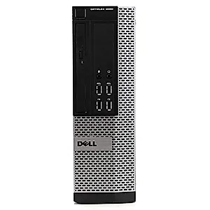 DELL OPTIPLEX 9020 Slim Business Desktop Computer Small Form Factor (SFF), Intel Quad-Core i5-4570 Up to 3.6GHz, 8GB RAM, 500GB HDD , DVD, WiFi, VGA, Windows 10 Pro 64 Bit (Renewed)