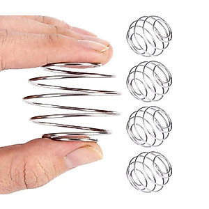 IEF 304 Stainless Steel Shaker Ball Wire Whisk Shaker Mixer Mixing Ball Bottle Cup Blend Shaker Bottle (4PCS)