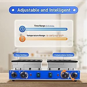 Mini Dutch Pancake Baker, 1.8" 50PCS 1700W Commercial Electric Nonstick Waffle Maker Machine,1.8 Inches Pancake Maker Machine Dutch Grill For Home Kitchen Restaurant Snack Dessert