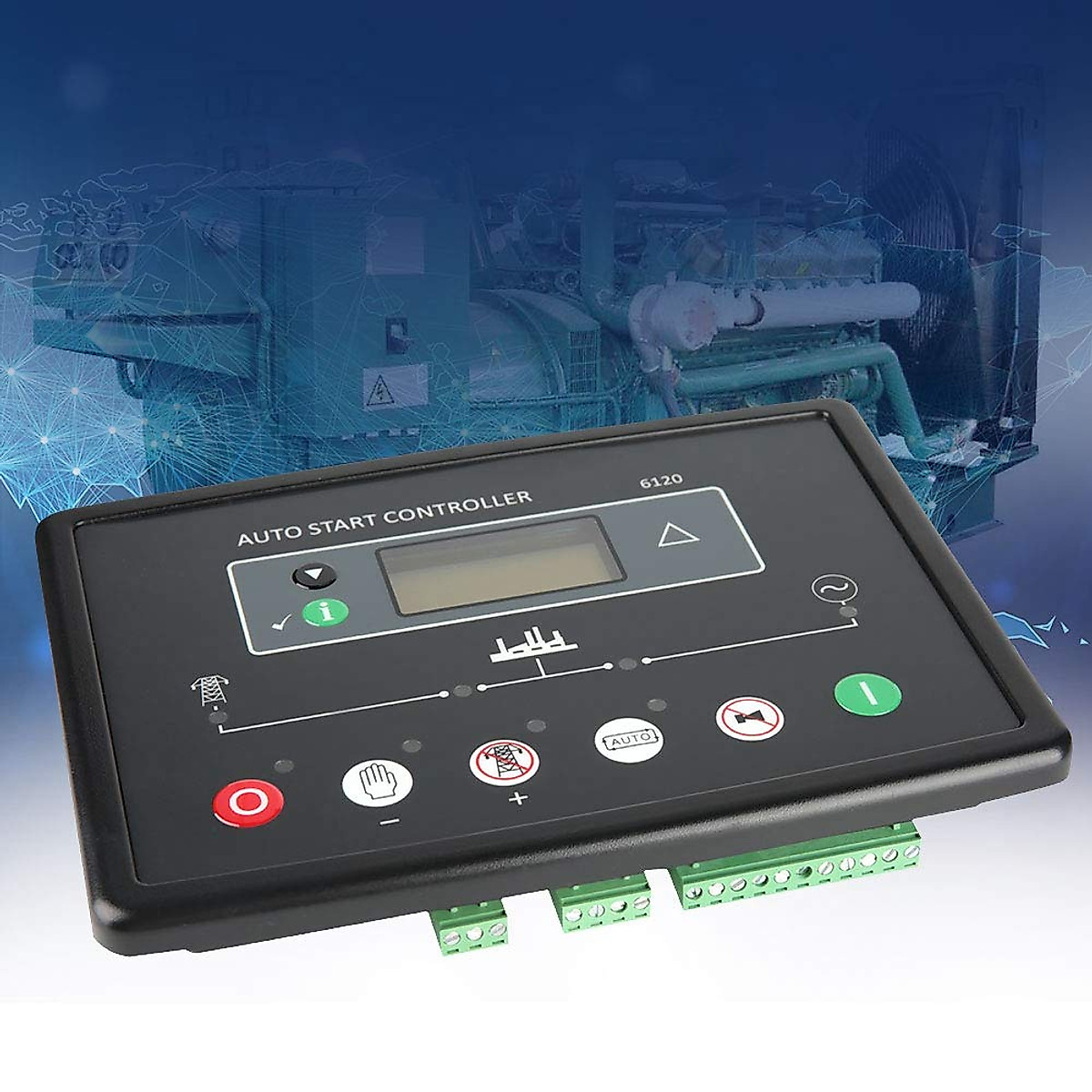Generator Controller Module, DSE6120 Generator Control Panel LCD DisplayGenerator Controller Module
