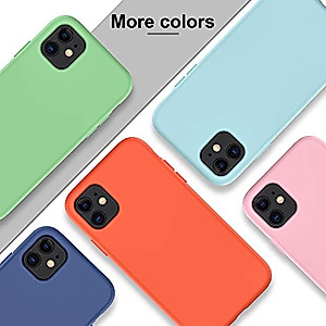 DEENAKIN iPhone 11 Case with Screen Protector,Soft Flexible Silicone Gel Rubber Bumper Cover,Slim Fit Shockproof Protective Phone Case for iPhone 11 6.1" Hot Pink