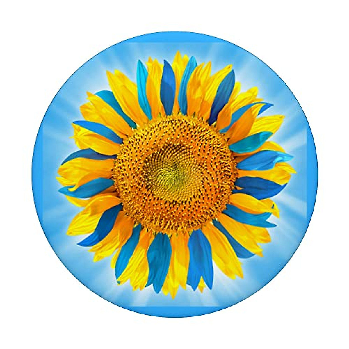 Ukrainian Sunflower Stand With Ukraine PopSockets Swappable PopGrip