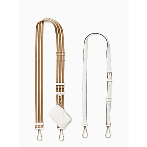 Kate Spade New York Large Rosie Crossbody Shoulder Handbag Adjustable Strap (Parchment)