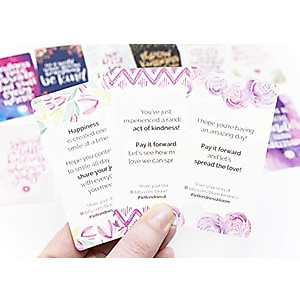bloom daily planners Act of Kindness Deck - Set of Thirty 2" x 3.5" Cards - Assorted Designs