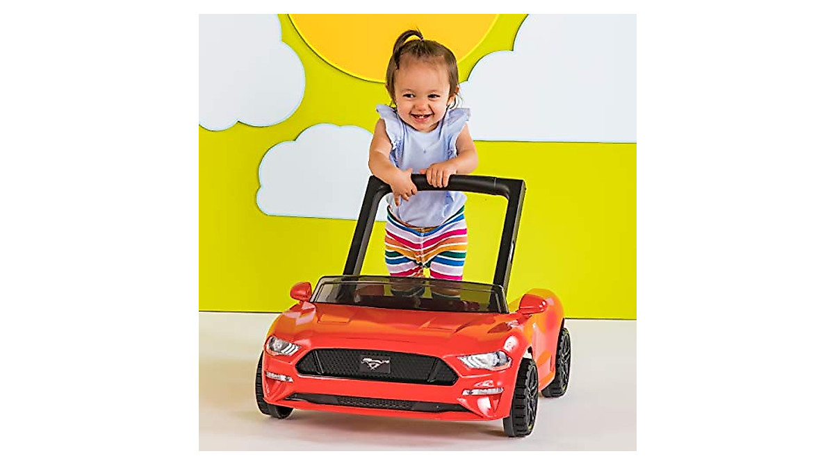 Bright Starts Ford Mustang 4-in-1 Walker for Toddlers and Infants
