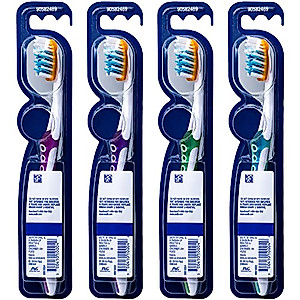 Oral-B Pro-Flex Toothbrush, Expert Clean, Soft (Colors Very) - Pack of 4