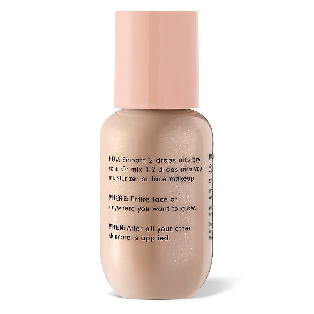 Versed Mood Lighting Luminizing Bronzing Drops, Sheer Golden - Facial Serum + Liquid Bronzer with Illuminating Light-Reflecting Pigments - Antioxidants & Hydrating Hyaluronic Acid - Vegan (1 fl oz)