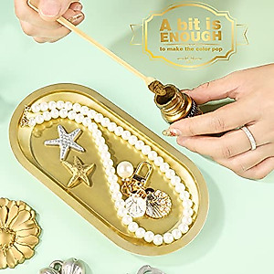 Metallic Pigment Powder, LEOBRO 6 Jars Metallic Mica Powder for Epoxy Resin, Fine Resin Pigment Powder, Resin Dye, Resin Color Pigment for Epoxy Resin, Clay, Jewelry, Candle, Soap, Paint Making