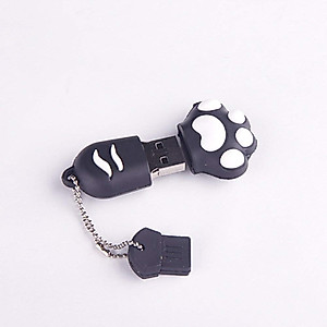 Premium Black Paw USB Flash Memory Drive 8GB