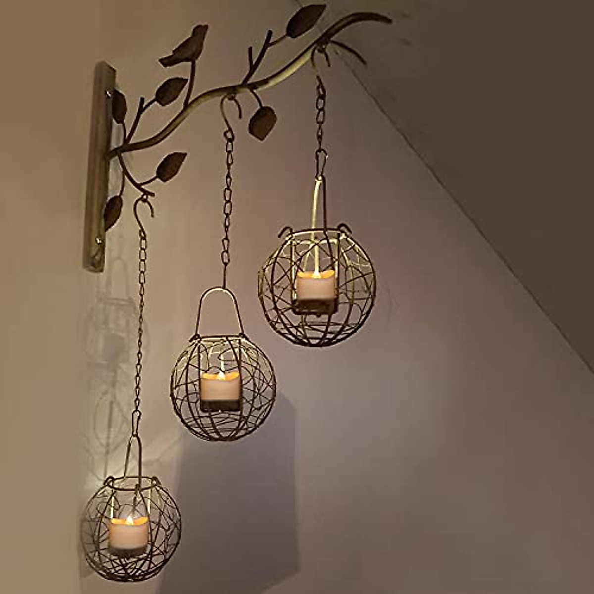 Beichi 24pcs Amber Yellow LED Tealight Candles, Over 150 Hours of Light-time, Battery Operated Realistic Tea Lights, Flickering Bright Tealights, Ideal for Valentine's Day, Mother's Day and Birthday