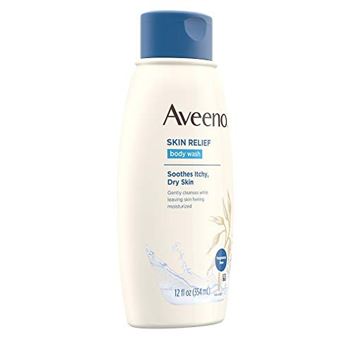 Aveeno Active Naturals Skin Relief Body Wash, Fragrance Free, 12 Fl Oz (Pack of 1)