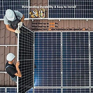 Futuresolar 31PCS Bifacial Solar Panels 545 Watt Monocrystalline Rigid High Efficiency Photovoltaic Module for Commercial and Residential Large-Scale Field Farm Power Stations，CSA Certification