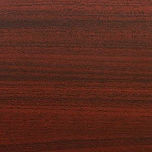 Regency Kee Height Adjustable Mobile Square Classroom Table, 36", Mahogany