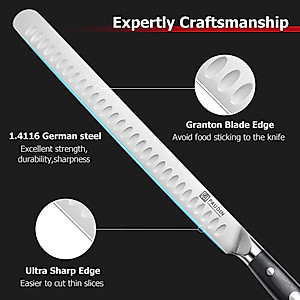 PAUDIN Boning Knife 6 inch and Brisket Knife 12 inch