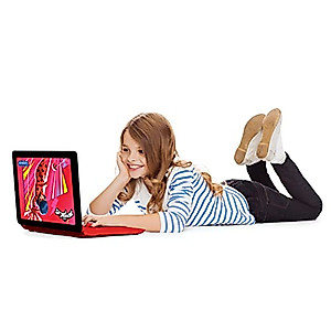 LEXiBOOK Miraculous - Educational and Bilingual Laptop English/Spanish - Toy for Child Kid (Boys & Girls) 124 Activities, Learn Play Games and Music with Ladybug - Red/Black JC598MIi2