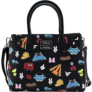 Loungefly x Disney Classic Character Clothing Crossbody Purse (One Size, Multi)