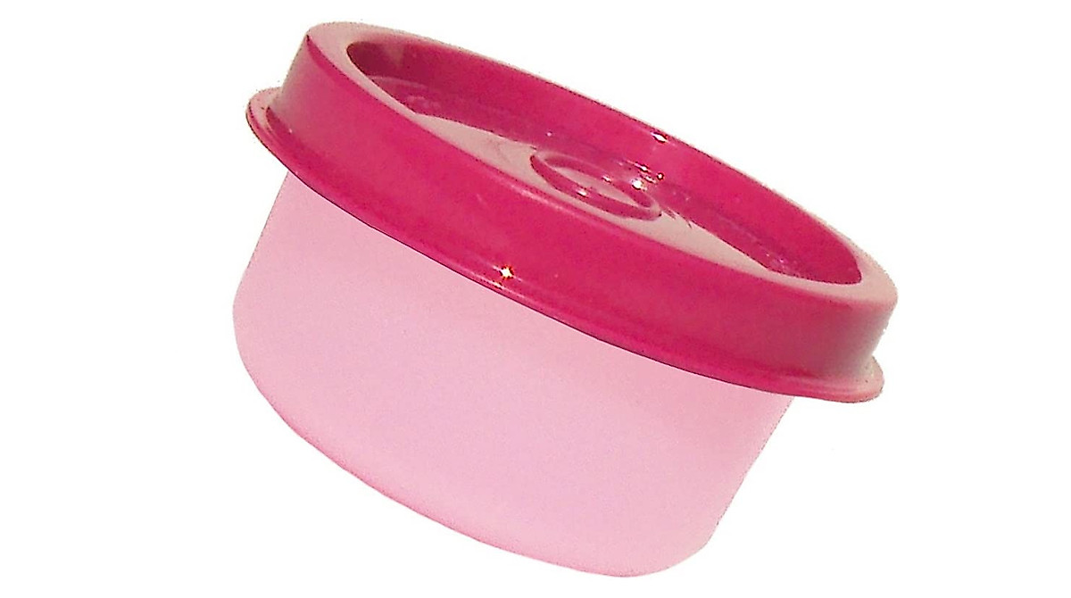 Tupperware Smidgets Mini Bowl - 1 oz Pink Container