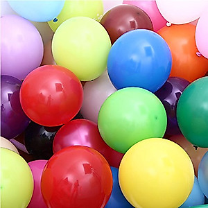 KUMEED Sky Blue Green Balloons 12" Latex Balloons Vivid Bright Color Balloon Globos Party Birthday Wedding Balloons Pack of 100