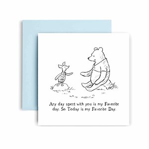 Huxters Birthday Cards for Friends and Husband and Wife - Favorite with you – Birthday card for Her Friend – Gifts for Women Funny Birthday Card - Beautiful illustrative artwork