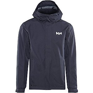 Helly Hansen Men's Dubliner Waterproof Windproof Breathable Rain Coat Jacket, 597 Navy, 3X-Large