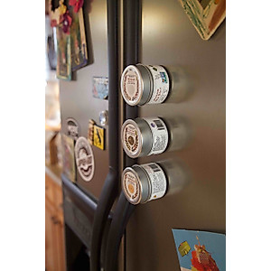 Crushed Red Pepper Flakes - Non GMO Verified - Magnetic Tin - Small Batch - Artisanal Seasoning - Gourmet Spice - 1.2 Ounce