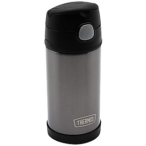 Thermos Funtainer 12 Ounce Bottle, Charcoal