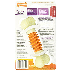 (3 Pack) Nylabone Pro Action Dental Chews, Bacon Flavored - Size Medium