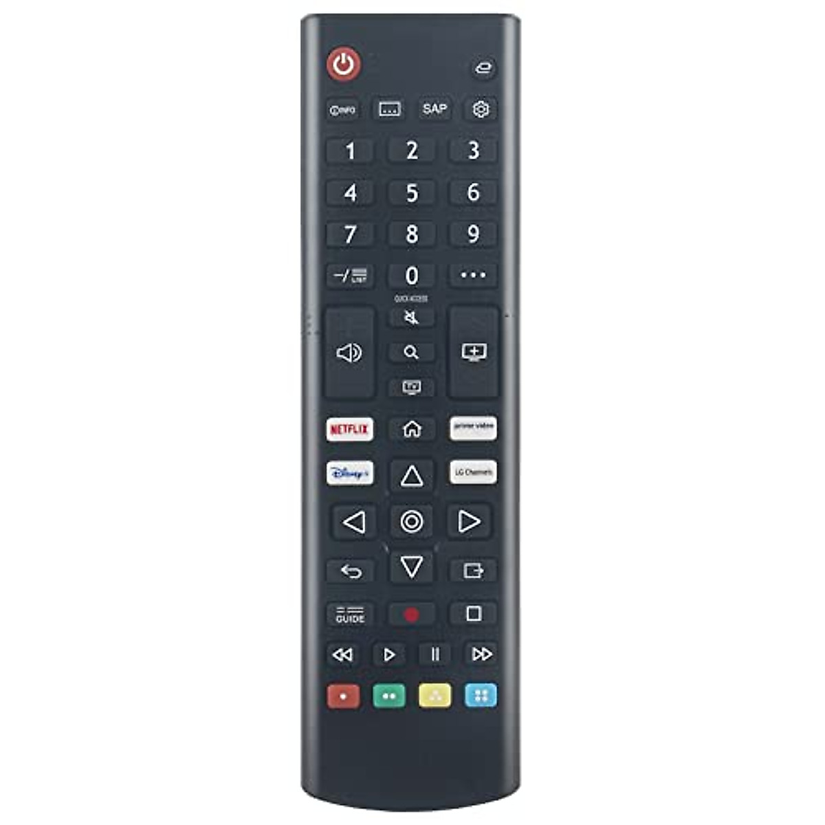 AKB76037601 Replaced Remote fit for LG Smart 4K TV 43UP7100ZUF 43UP7560AUD 50UP7100ZUF 50UP7560AUD 55UP7100ZUF55UP7560AUD 65UP7100ZUF 65UP7560AUD 70UP7070PUE 70UP7170ZUC 70UP7570AUD 75UP7070PUD