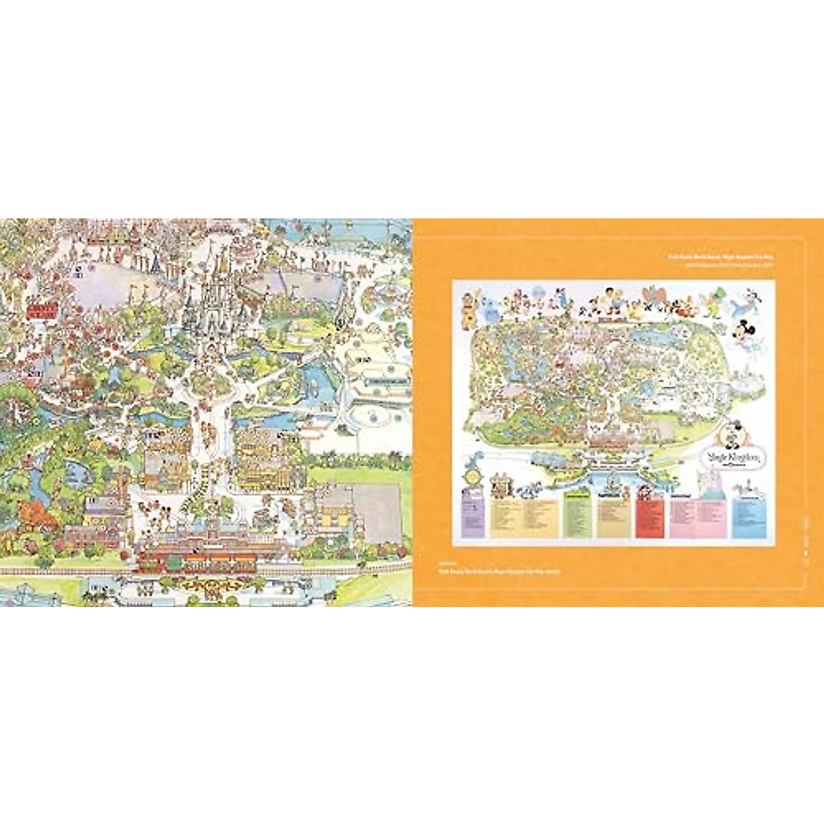 Maps of the Disney Parks: Charting 60 Years from California to Shanghai (Disney Editions Deluxe)