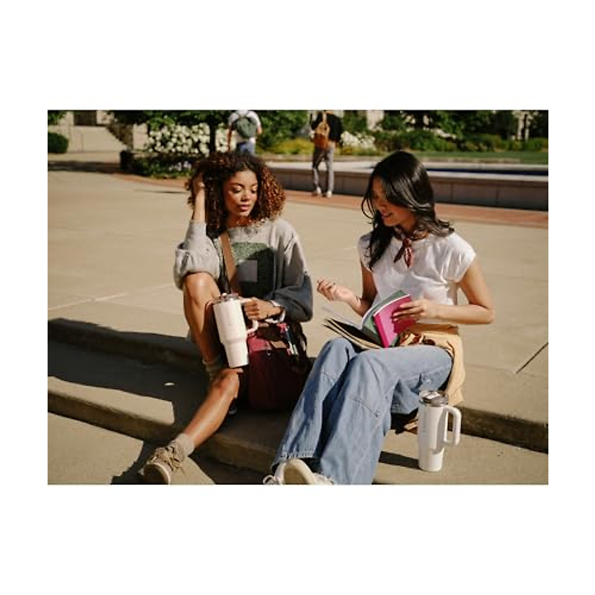 Stanley Quencher ProTour Flip Straw Tumbler with Leakproof Lid 30 oz | Built-In Straw & Handle | Cupholder Compatible for Travel | Insulated Stainless Steel Cup | BPA-Free | Rose Quartz