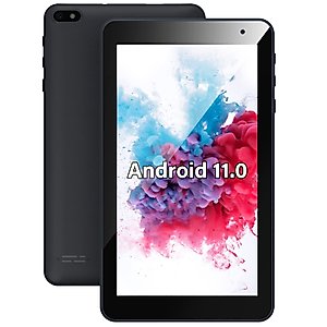 Android Tablet 7 inch, Android 11.0 Tablet 2GB RAM 32GB ROM Tablet 7 inch with WiFi, Bluetooth, GMS, Dual Camera, Google Play for YouTube, Netflix, Gaming