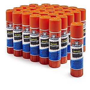 Elmer's All Purpose School Glue Sticks, Washable, 7 Gram, 30 Count