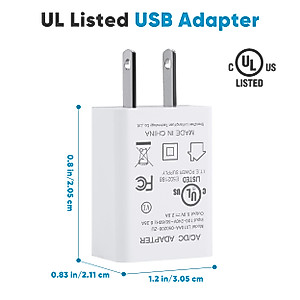 Litever Plug Under Cabinet Light Kit with Power Adapter, Dimmer, 2 pcs 12 Inch USB LED Light Bars. Dimmable Linkable for Kitchen Counter, Workbench, Coffee Station, Workspace, Closet. Daylight 5000K