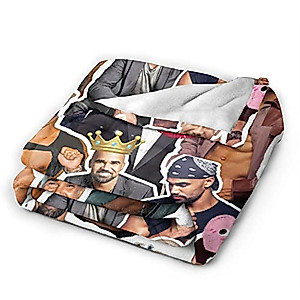 Blanket Shemar Moore Derek Morgan Soft and Comfortable Warm Fleece Blanket for Sofa,Office Bed car Camp Couch Cozy Plush Throw Blankets Beach Blankets