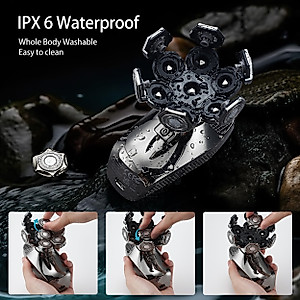 Silver Electric Head Razor for Bald Men - Bald Head Shavers