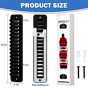 MAGTSMEI Hat Organizer for Baseball Caps, 1 Pack Hat Rack Adhesive Hat Hooks for Wall Hold Up to 16 hats, Hat Storage Display Hat Hanger Holder for Door Closet, Patent Pending