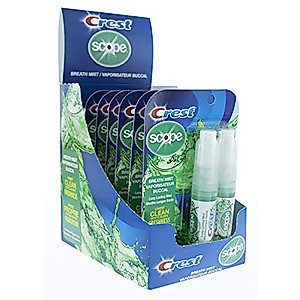 Crest Scope | Mint Breath Mist - 0.24 ounce (7mL) 2-pack sprayers, 6 count (12 spray) display