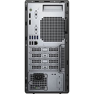 Dell OptiPlex 3000 3090 Desktop Computer - Intel Core i5 10th Gen i5-10505 Hexa-core (6 Core) 3.20 GHz - 8 GB RAM DDR4 SDRAM - 256 GB M.2 PCI Express NVMe SSD - Tower - Black