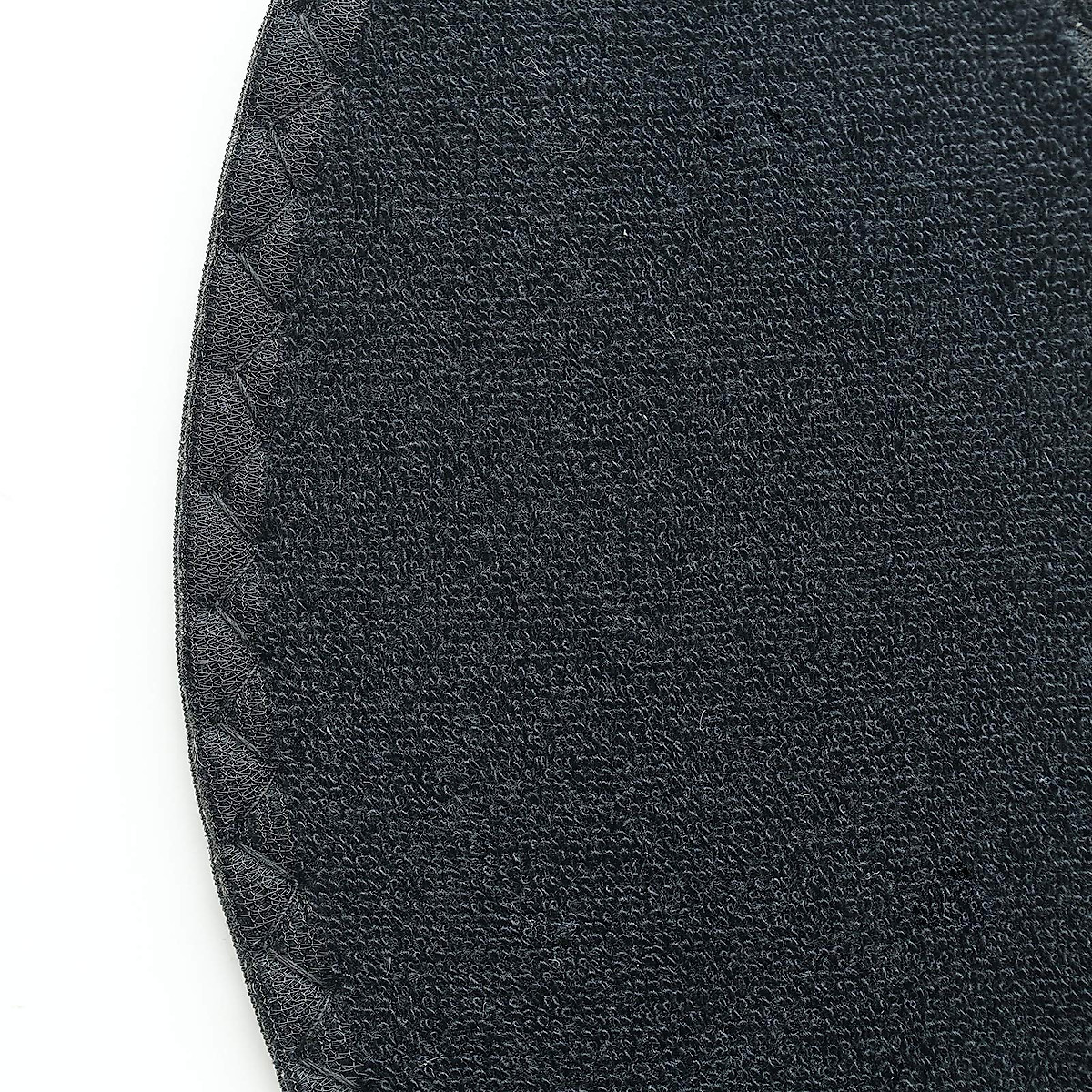 Happystep Cotton Terry Cloth Insoles, Barefoot Shoe Inserts, Sweat Absorption, Odor Control, Moisture-Wicking, Washable and Reusable, Zero Drop Shoe Insoles, 1 Pair Black and 1 Pair White (Women 7)