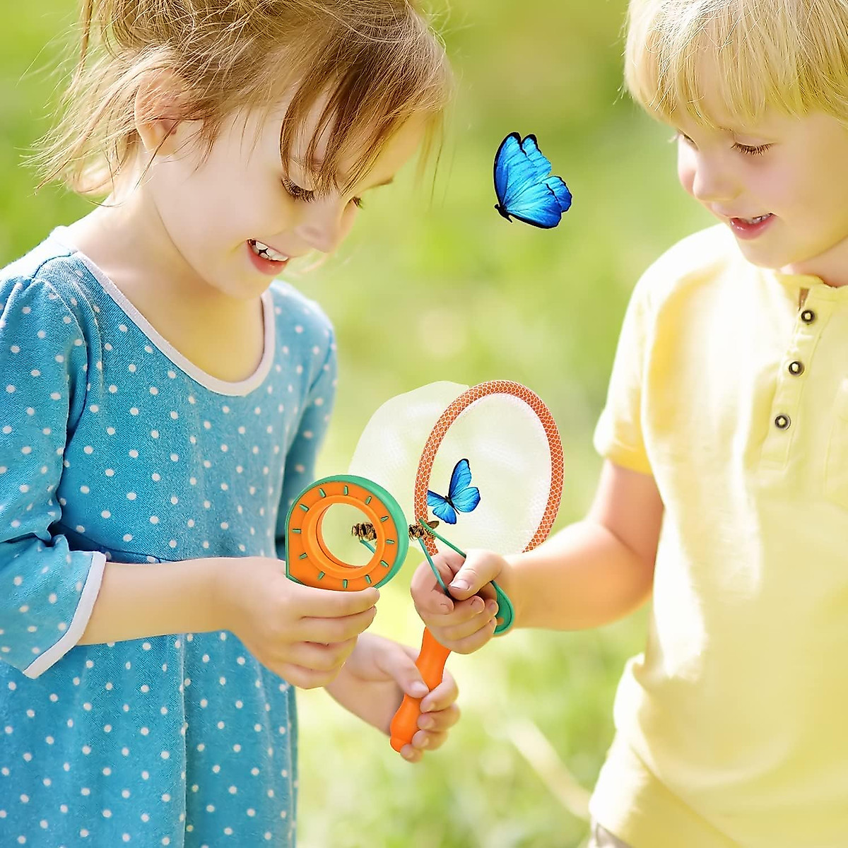TOY Life Bug Catcher Kit for Kids Bug Catching Kit with Butterfly Net,Bug Net,Critter Keeper,Butterfly Kit,Magnifying Glass,Insect Catcher, Bug Toys Kids Explorer Kit Outdoor Toys for Kid 3 4 5 6 7 8