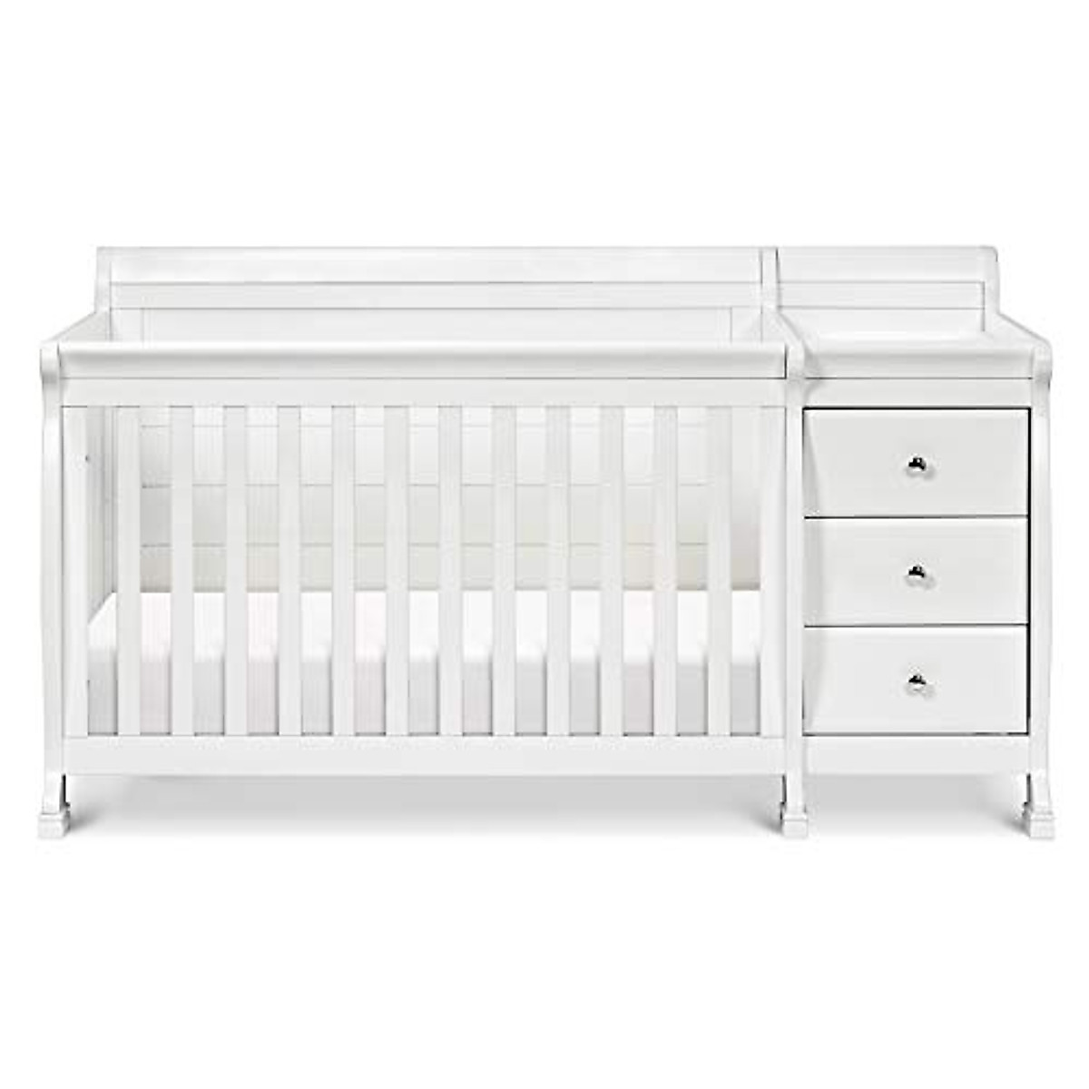 DaVinci Kalani 4-in-1 Convertible Crib and Changer Combo in White