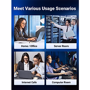 UGREEN Cat 8 Ethernet Cable, 2 Pack Ethernet Cable with 40Gbps 2000Mhz High Speed, 26AWG Braided, Shielded Heavy Duty Internet Cable Compatible for Gaming PC PS5 PS4 PS6 Xbox Modem Router, 6FT