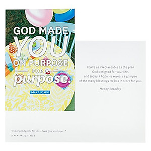 Birthday Inspirational Boxed Cards - Max Lucado - God Made You
