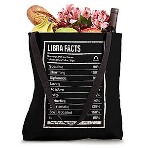 Libra Facts Apparel For Men And Women Funny Zodiac Gift Tote Bag