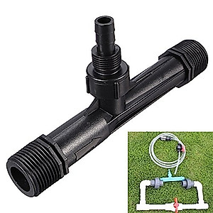 1/2inch Garden Irrigation Tube Fertilizer Mixer Injector Plastic Venturi Switch Water Tube Kit Injector Agriculture Tool for Patio Lawn Garden Greenhouse